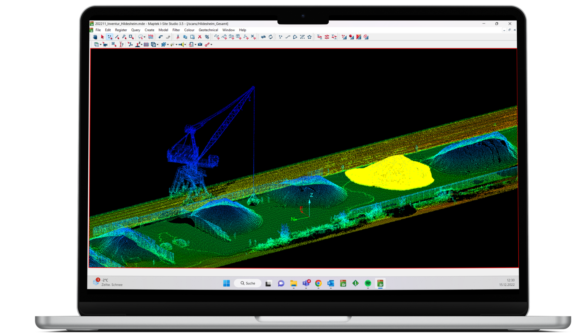 Bulk material inventory - Sachtleben Technology